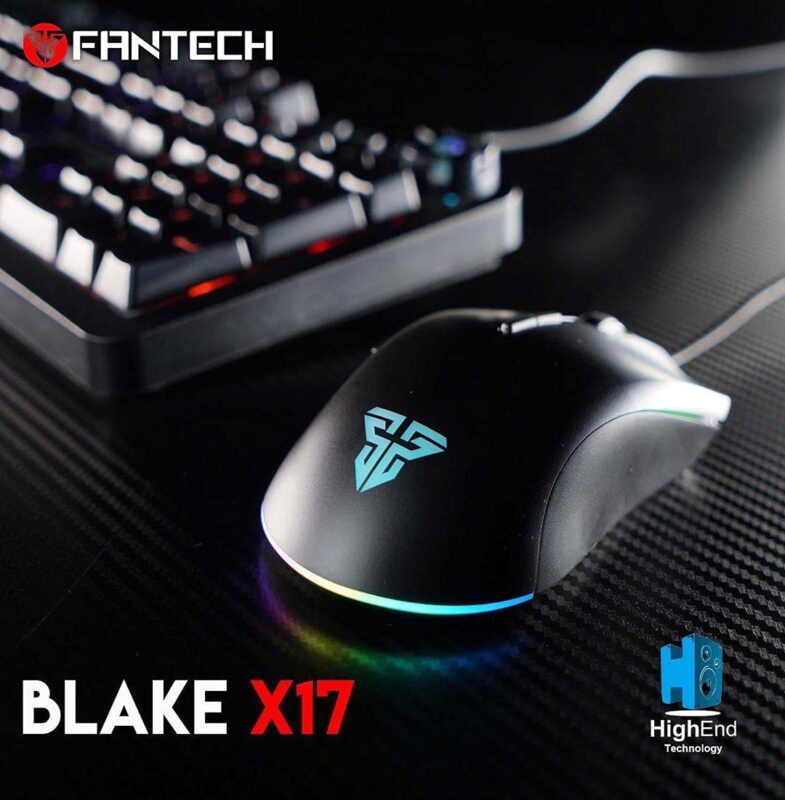 FANTECH X17 BLAKE Macro Programmable RGB Gaming Mouse - High End ...