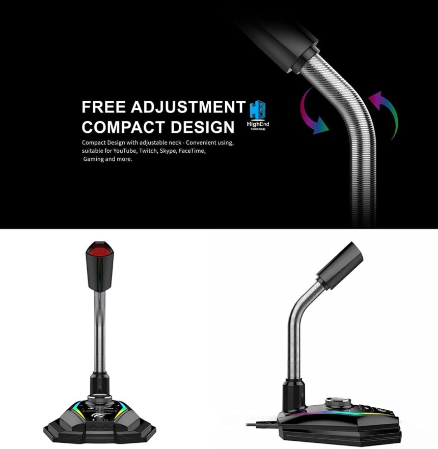 Havit GK56 Gaming RGB USB Microphone - High End Technology Store
