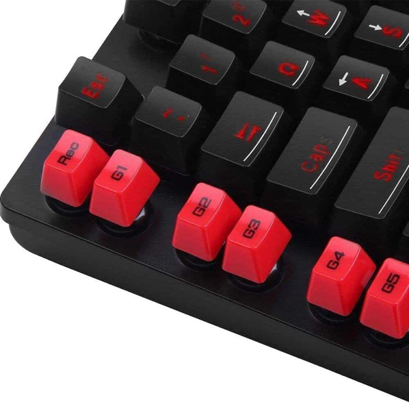 Redragon K505 YAKSA Multi LED Color Backlit Gaming Keyboard (Memrane) - High End Technology Store