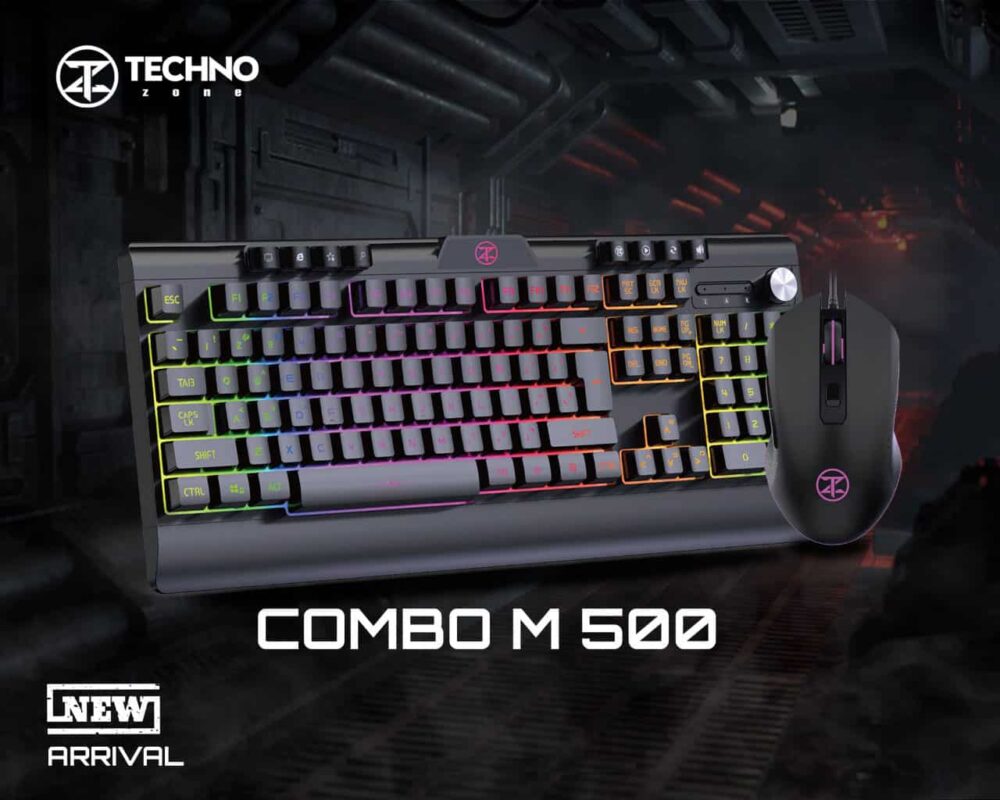 Techno Zone M-500 Gaming Combo Keyboard & Mouse - High End Technology Store